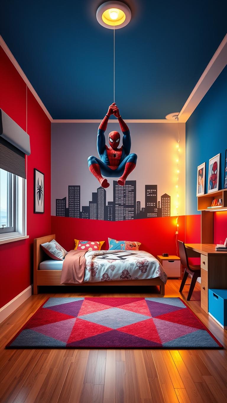 42 Amazing Spider Man Room Ideas Kids Will Love – Interio Hubs